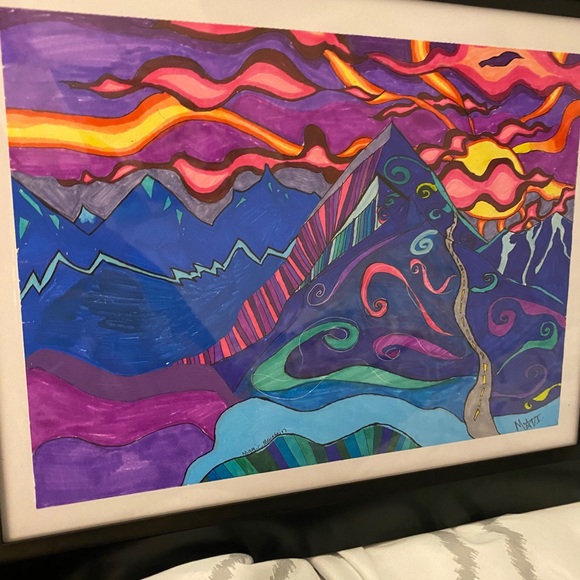 Art | Magic Mountain 8x12 Paper | Poshmark